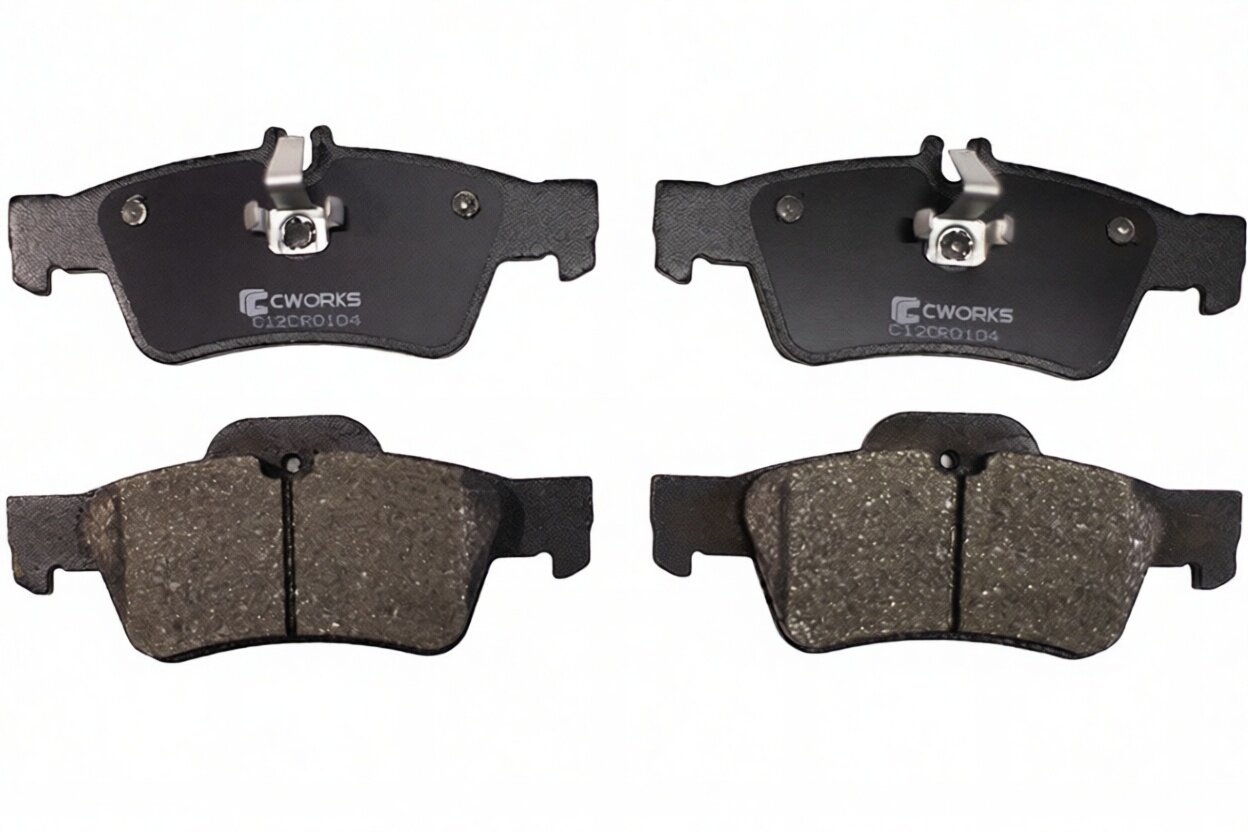 Тормозные колодки задние Low Metallic C12CR0104 CWORKS арт. C12CR0104