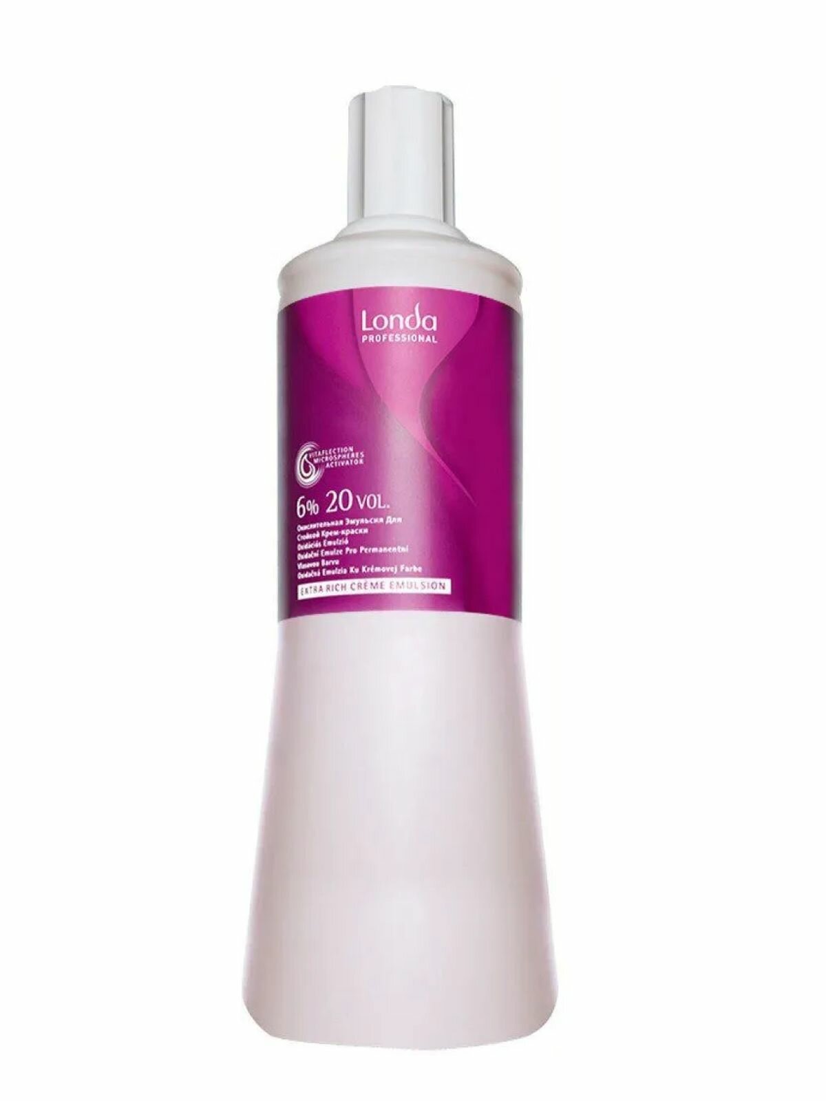 LONDA PROFESSIONAL Окислительная эмульсия Extra Rich Creme Emulsion для стойкой краски для волос 6%, 1000 мл