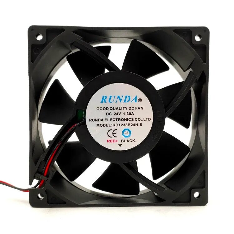 RUNDA RD1238B24H-S 12038 24V 1.3A Сварочный аппарат, инверторный вентилятор охлаждения