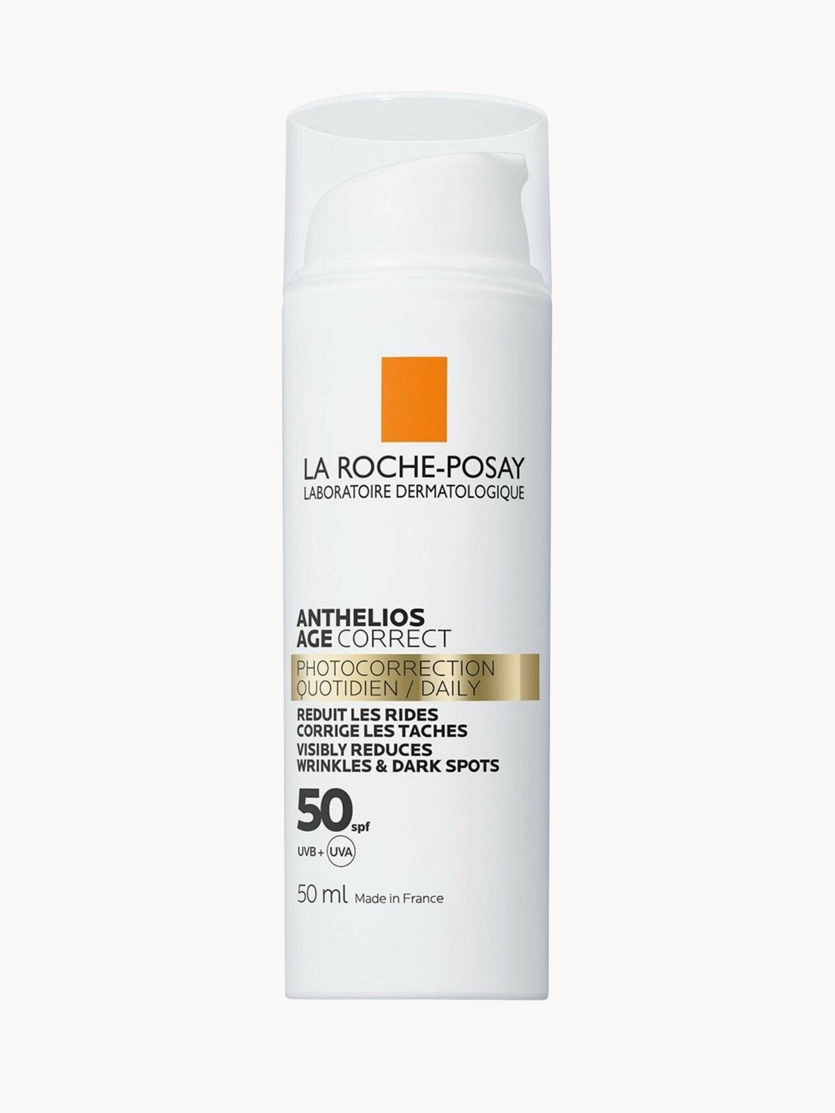 Солнцезащитный антивозрастной крем для лица SPF 50/PPD 19, 50 мл (La Roche-Posay, Anthelios)
