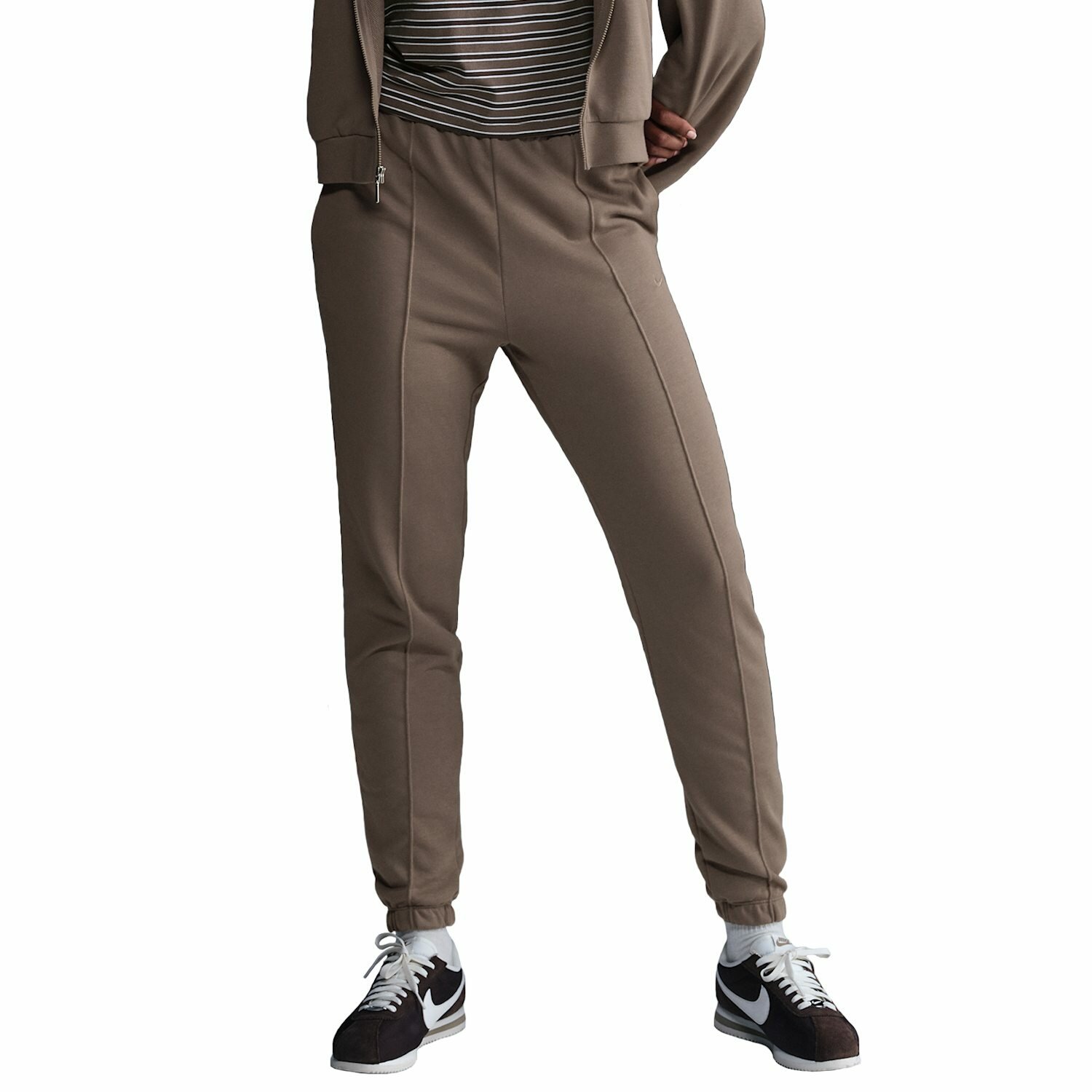 Брюки классические Chill Terry Slim High-Waisted French Terry Sweatpa
