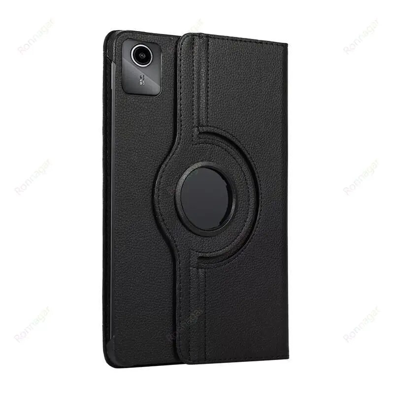 Чехол для Lenovo Xiaoxin Pad 2024 2025 11 дюймов из искусственной кожи 360 ° Вращающийся чехол-подставка для Lenovo Tab M11 TB-330FU TB335FC Sleep Wake