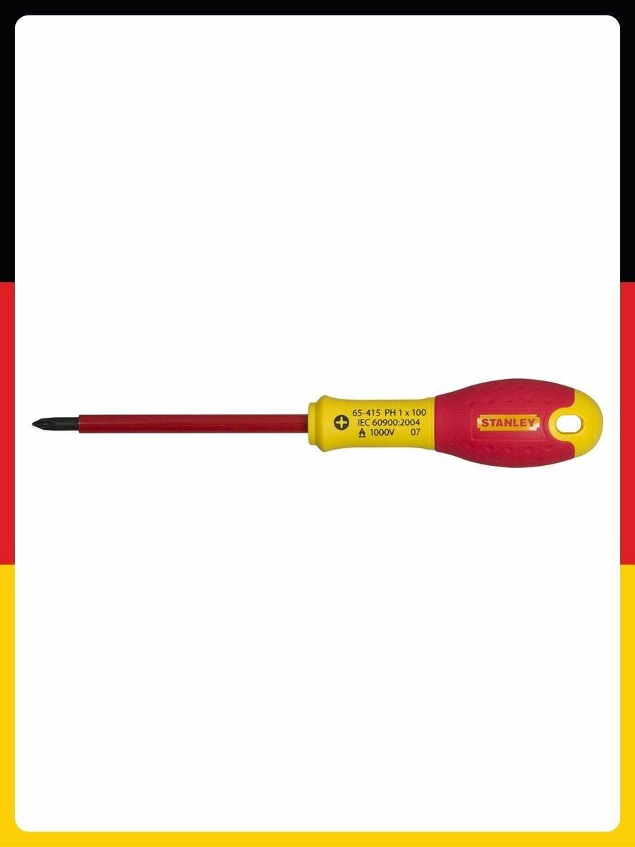 Изолированная отвертка Stanley FatMax PZ0 75 мм