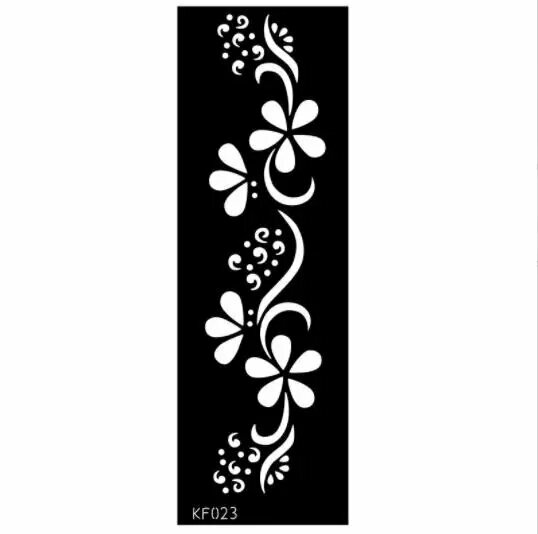 Многоразовые трафареты для временных татуировок KF023