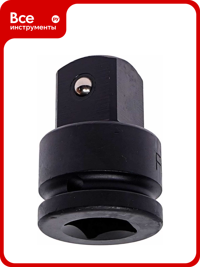 Адаптер 1/2"х3/4" ударный FORCE 80946MPB, ударный CrMo переходник для 1/2 дюйм Female DR и 3/4 дюйм