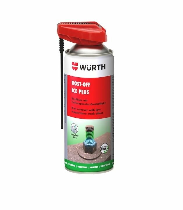 Растворитель ржавчины Rost off Ice Plus 400 мл, Wurth 0893241060092
