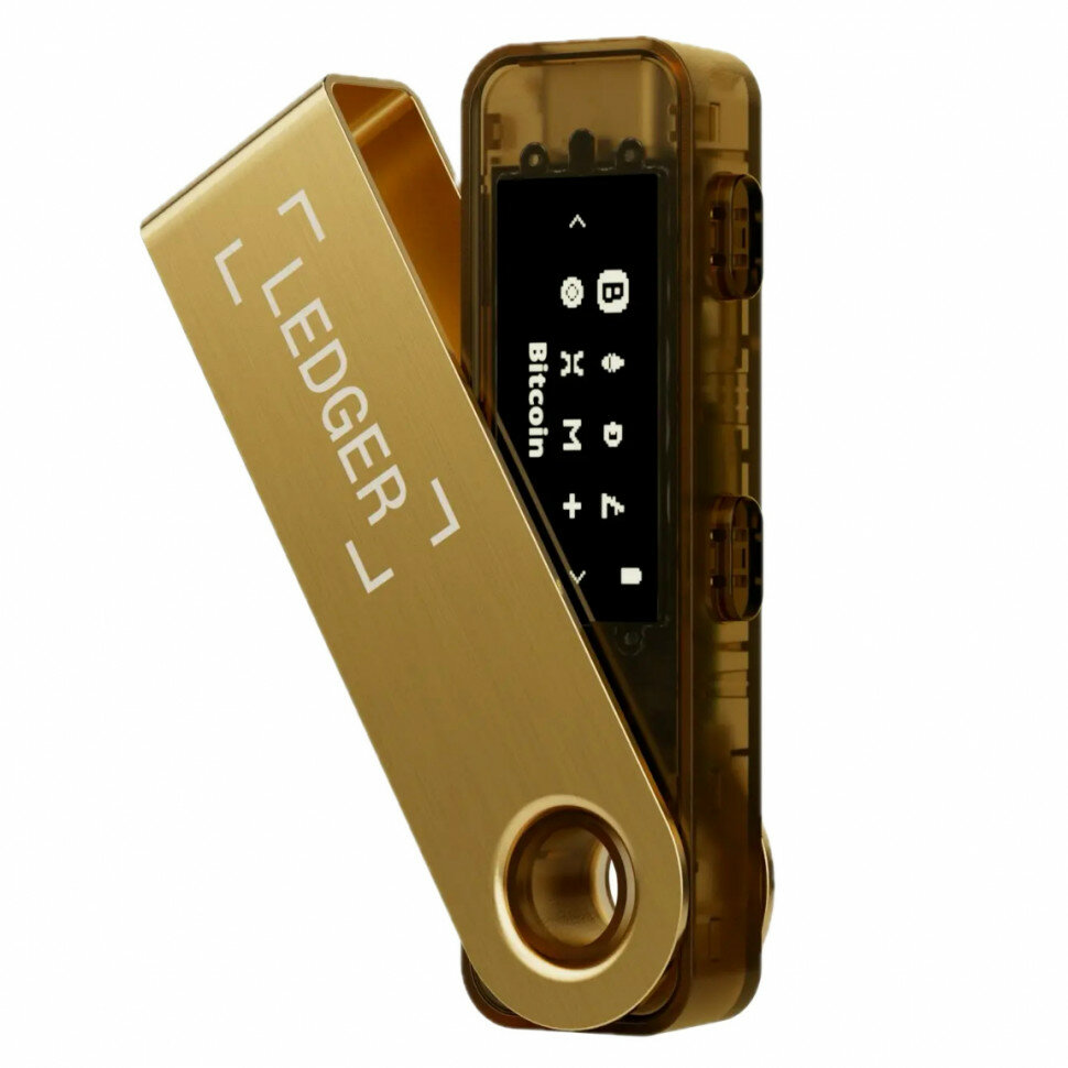Криптокошелек Ledger Nano S Plus 1 шт, золотой