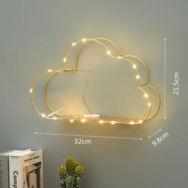 Настенная полка-облако PROZON, with LED