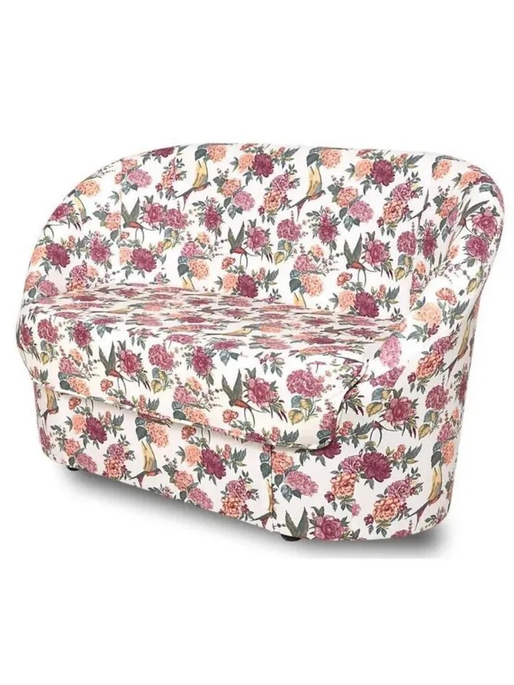 Диван прямой алекс 140х72х85 см, нераскладной, колибри велюр