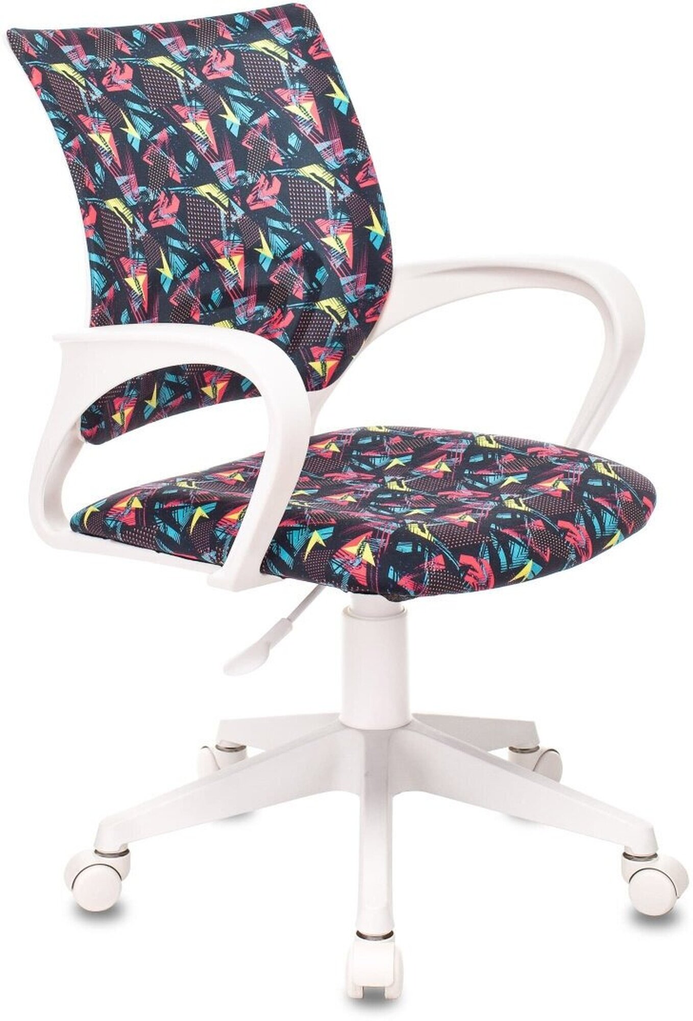 Кресло детское Бюрократ BUROKIDS 1 W, обивка: ткань, цвет: мультиколор