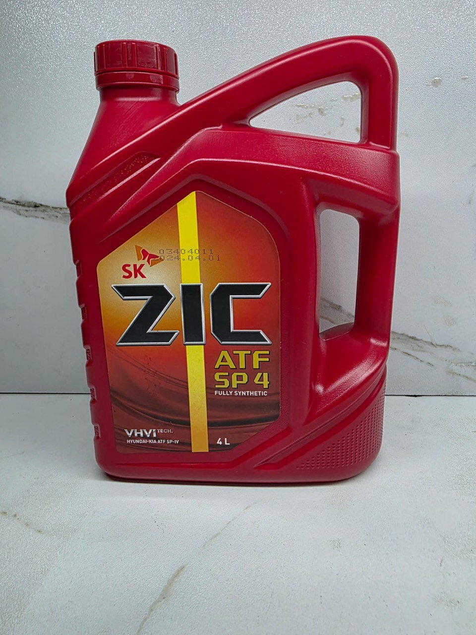 Масло трансмиссионное ZIC 162646, для АКПП, для Hyundai, KIA и др, 4 л