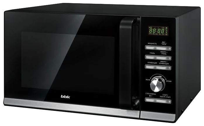 Микроволновая печь BBK 25MWC-991T, с грилем и конвекцией, 900Вт, эмаль, черный