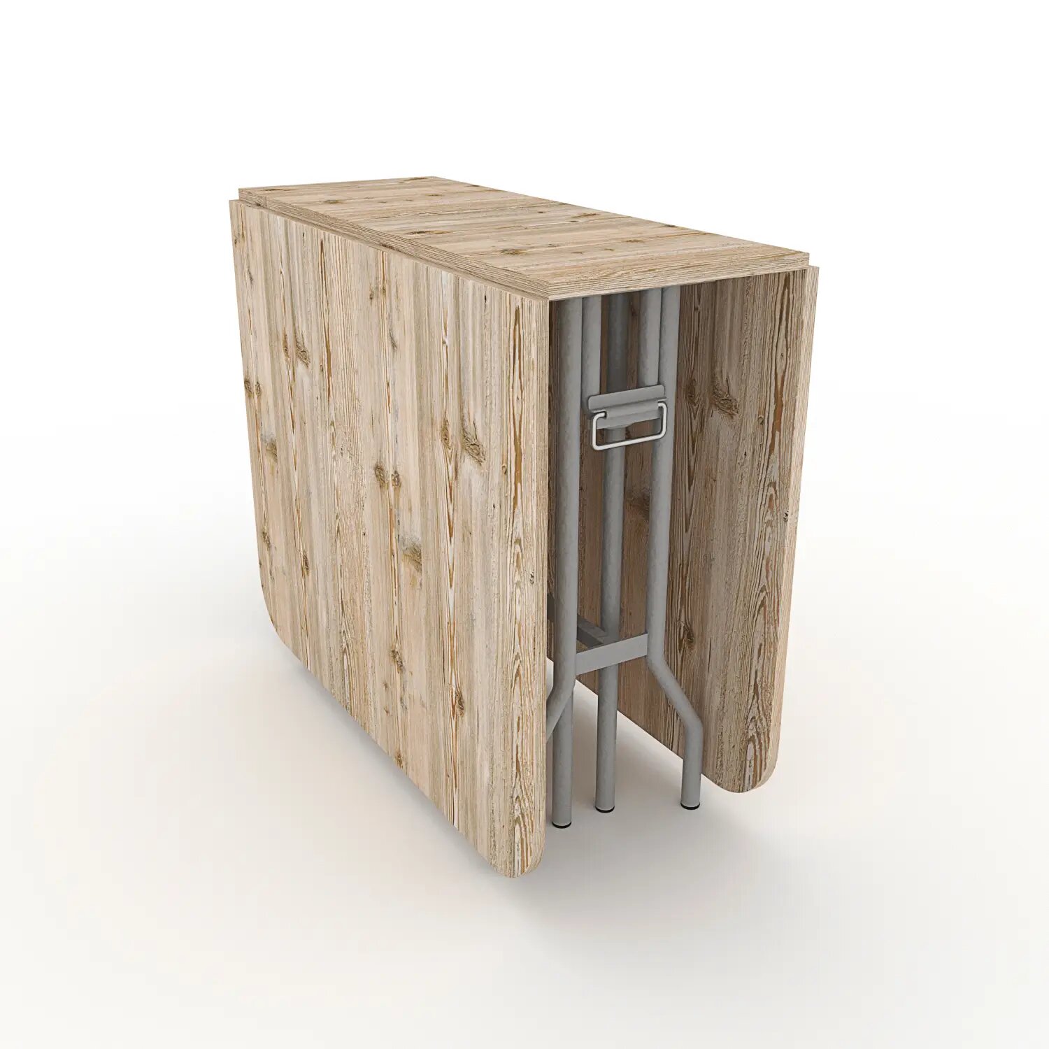 Стол книжка трансформер от производителя "Standart" - 1770х900х750 цвет столешницы Винтаж подстолье Светлое