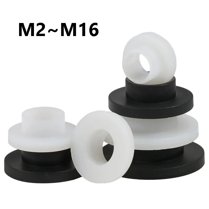 Черные нейлоновые шайбы M6 TO-2L-20шт