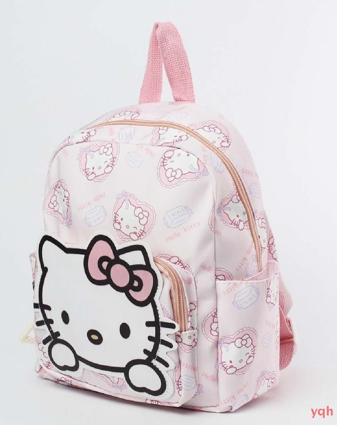 Рюкзак для девочки дошкольный, Hello Kitty，Детский рюкзак Hello Kitty розовый для девочек — фото 1