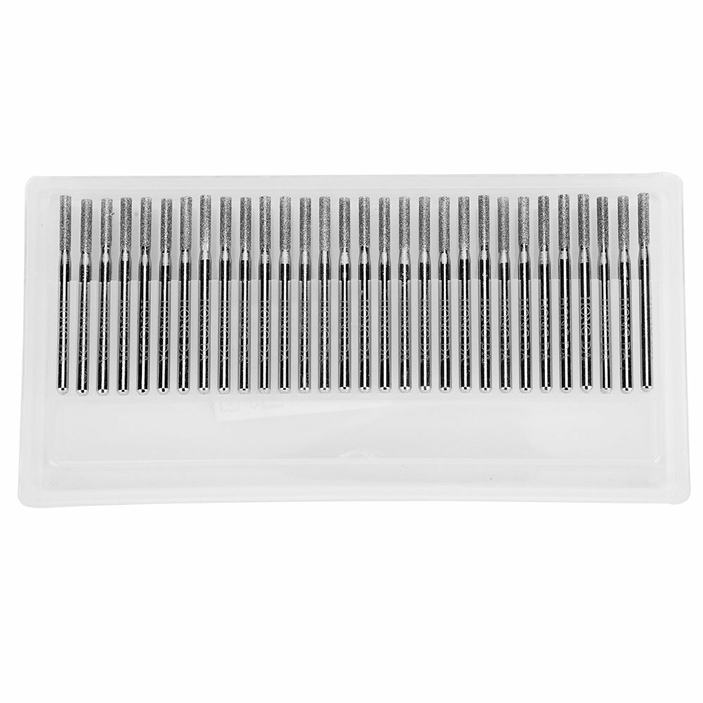 5 мм алмазное шлифовальное сверло для шлифовальной машины, цилиндрический плоский игольчатый инструмент для резьбы и шлифования, высококачественное шлифовальное сверло диаметром 5 мм