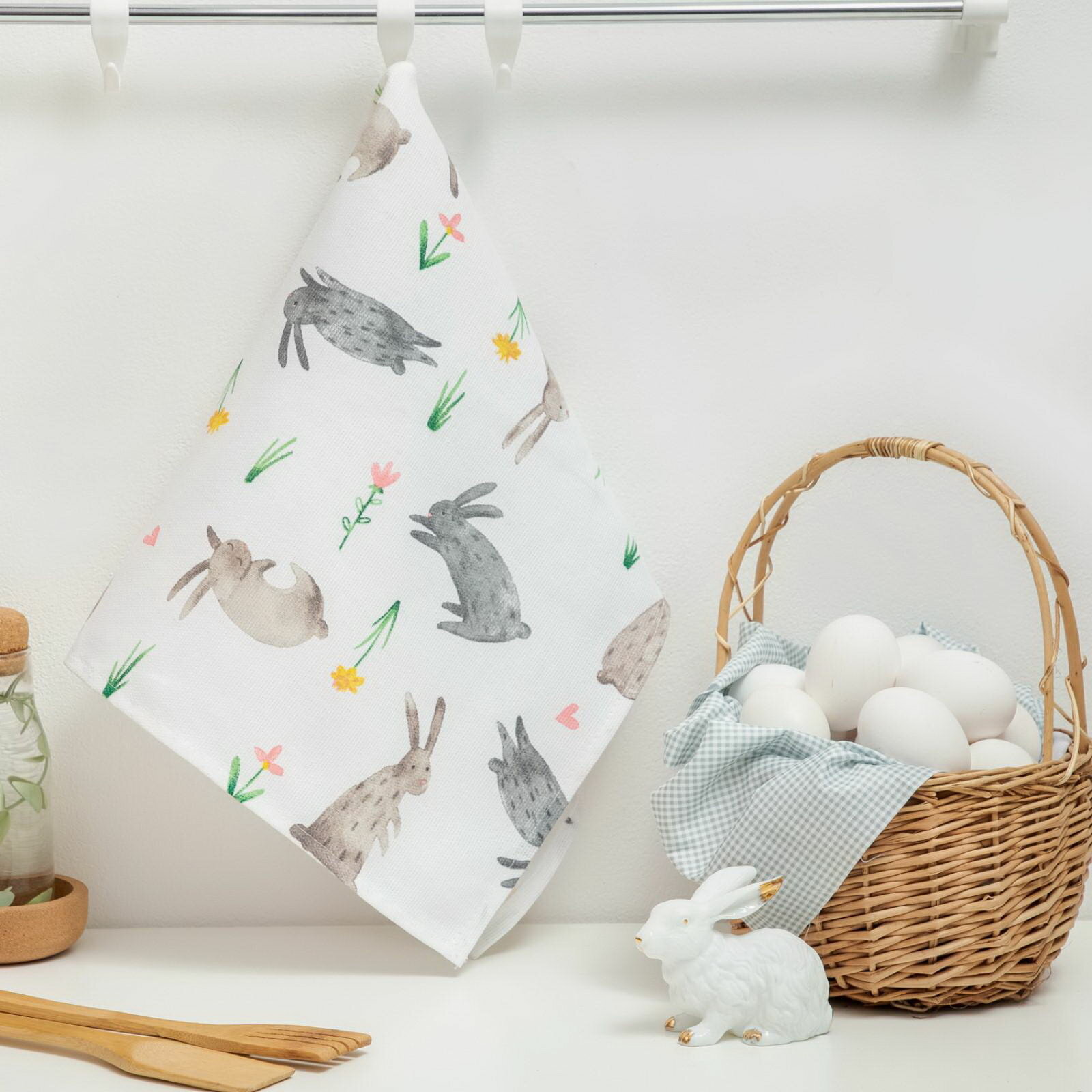 Полотенце кухонное Fluffy bunnies, 35x60 см, 100% хлопок,164 г/?2