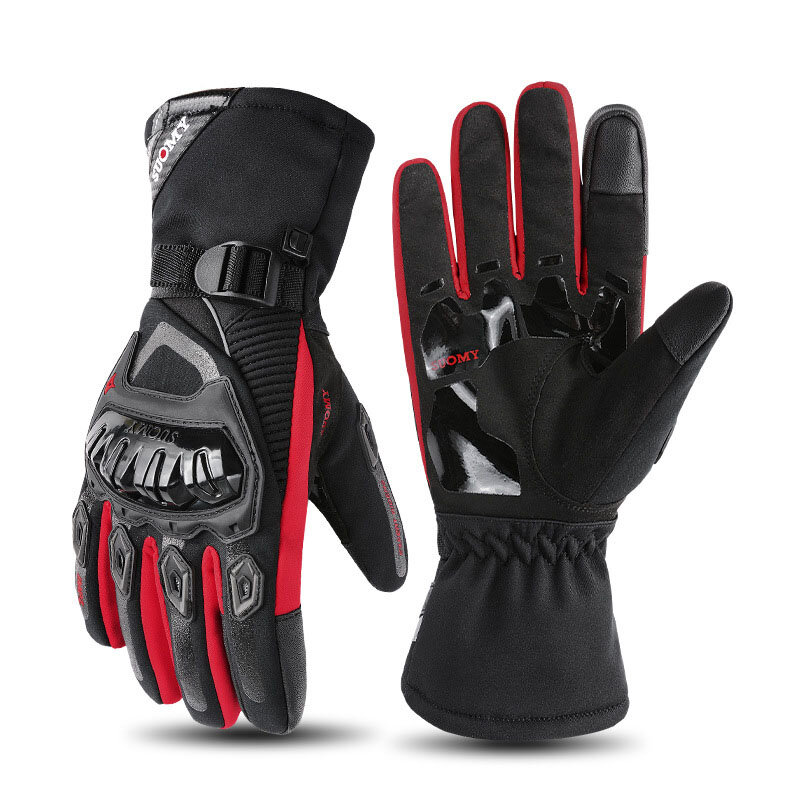 Мотоперчатки мужские теплые, перчатки для мотоцикла непромокаемые