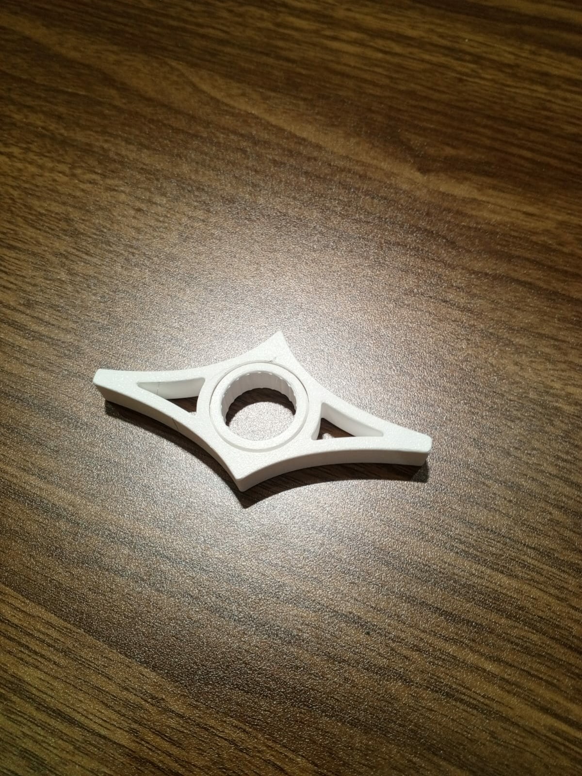 Держатель для страниц книги, с кольцом внутри, цвет белый