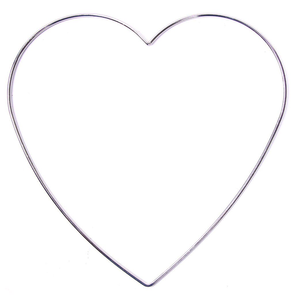 DIY Ловец снов ручной работы материал аксессуары гальваническое серебряное сердце любви железное кольцо-200 мм