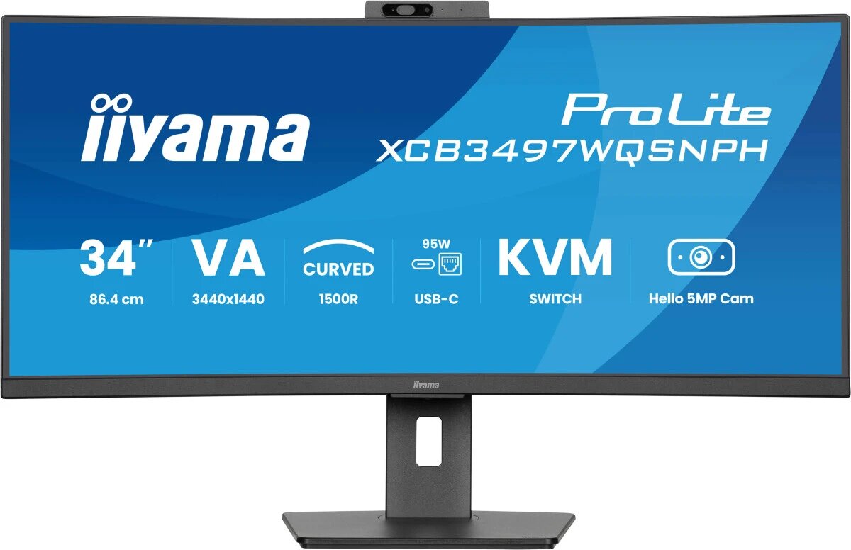 Монитор iiyama 34" ProLite (XCB3497WQSNPH-B1)