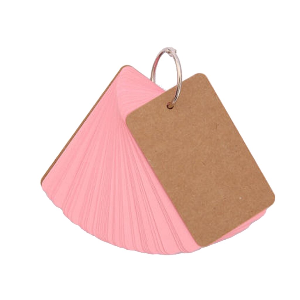 Учебная карточка без подкладки, Карточки пересмотра Флэш-карт, Индексные карточки размером 3,5х2 дюйма для изучения