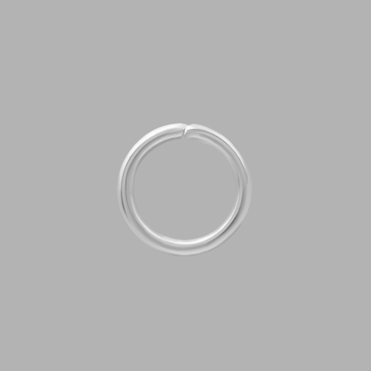 Кольцо соединительное для бижутерии, 0,8*7 мм, 30 шт, Astra&Craft (серебро)