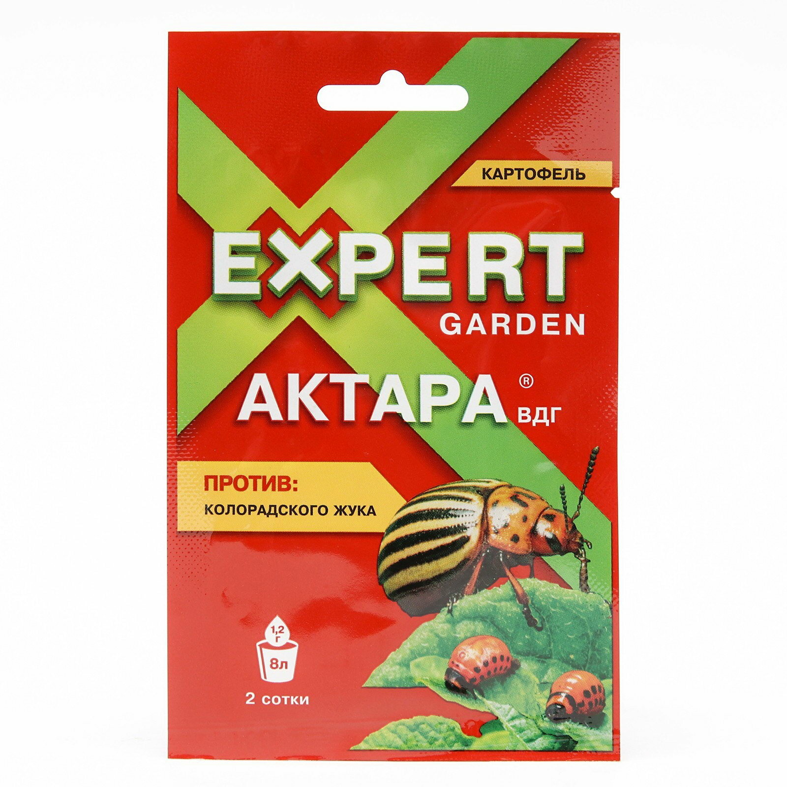 Средство от вредителей "Актара", 1.2 г, вид средства: акарицид, 3 шт.