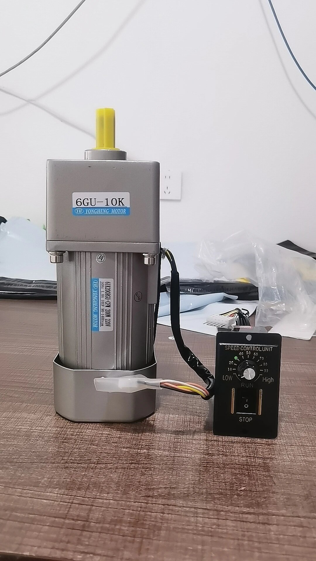 Двигатель 6IK200RGU-CF 220В 200Вт 10K