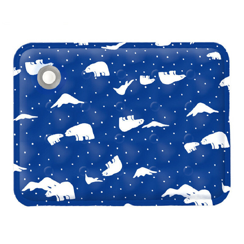 Dog cooling mat pvc water ice pad summer pet cooler for small to large dogs style f s 30 40cm