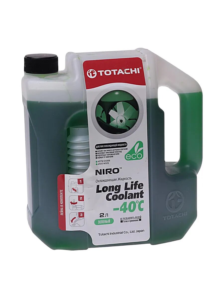 Антифриз зеленый -40C 2л SUPER LLC NIRO TOTACHI
