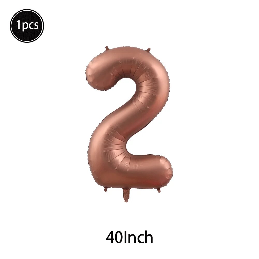 Ковбойское украшение для дня рождения, воздушный шар из фольги с лошадью, Коричневый, 40in 1pc
