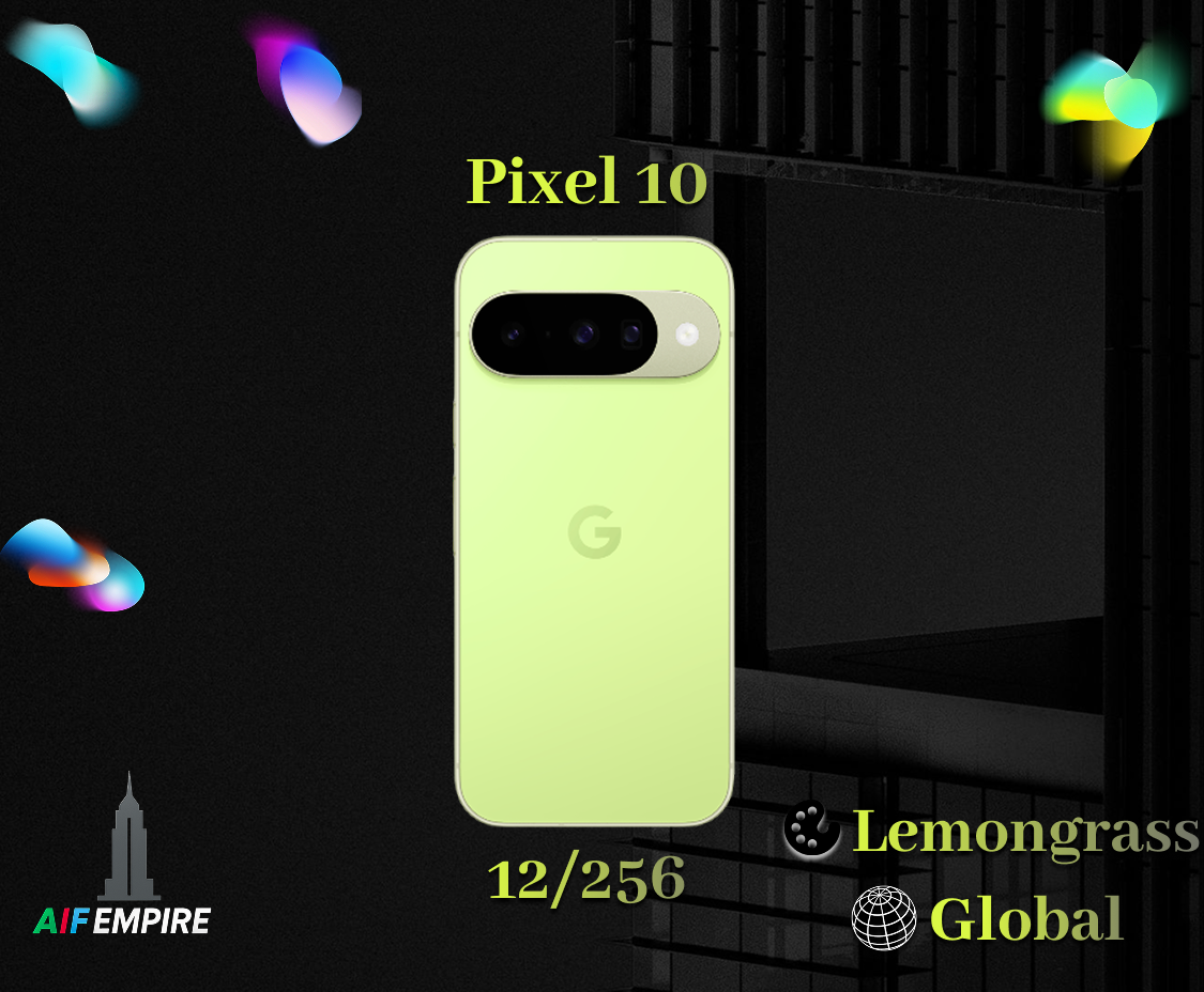 Смартфон Google Pixel 10 Lemongrass 12GB/256GB (Global) Желто-Зеленый CA/IN