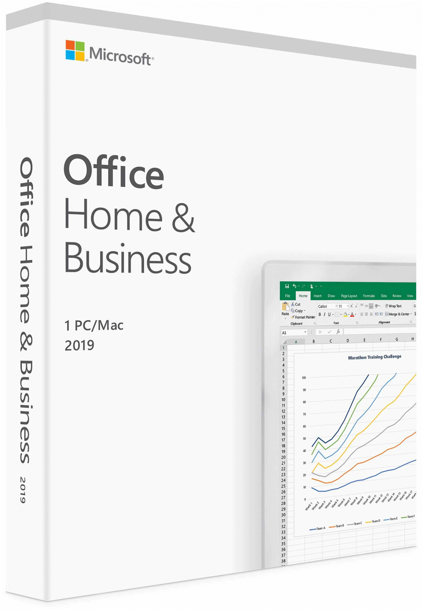 Бессрочная лицензия Office 2019 Дом и Бизнес для Mac электронный ключ с привязкой к учетной записи для России для mac os
