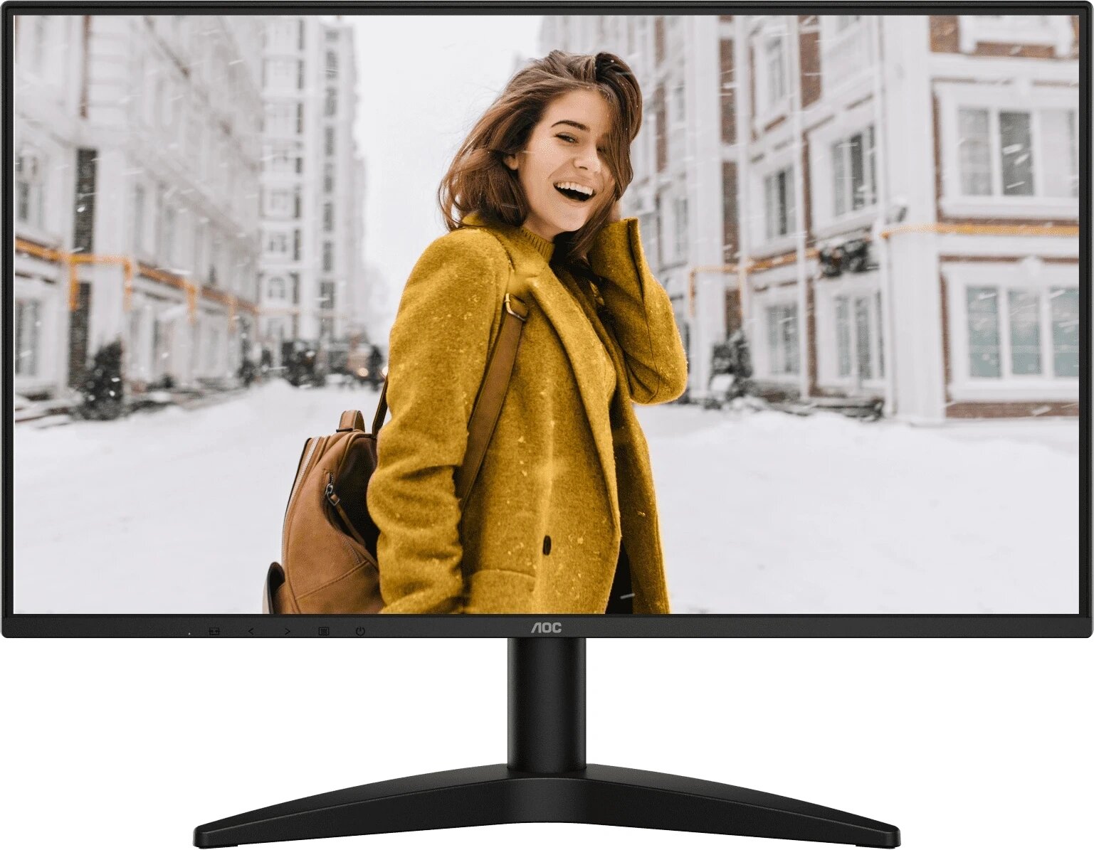 Монитор AOC 23.8 24B36H черный IPS LED 16:9 HDMI матовая 1500:1 250cd 178гр/178гр 1920x1080 100Hz VG