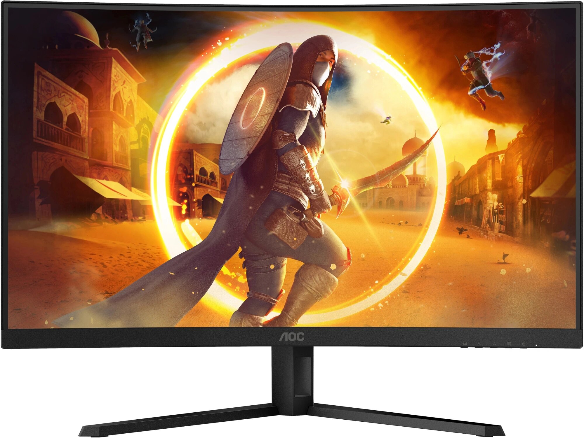 Монитор AOC 31.5" Gaming CQ32G4VE черный VA LED 16:9 HDMI матовая 300cd 178гр/178гр 2560x1440 180Hz DP Quad HD 2K (1440p) 7.31кг