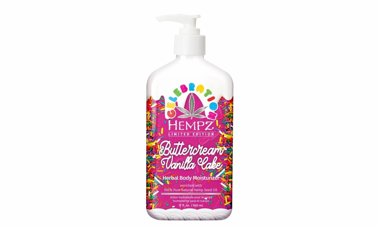 HEMPZ Buttercream vanilla Herbal Body Moisturizing Лимитированная коллекц 500 мл