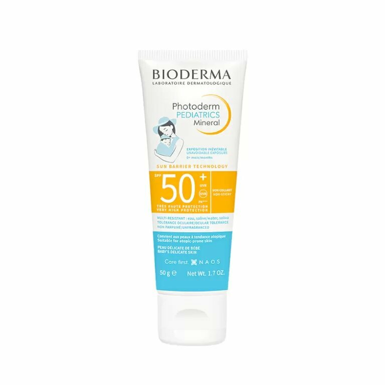 BIODERMA Photoderm Pediatrics Mineral SPF50+ Фотодерм Солнцезащитный детский крем SPF50+ для лица и тела 50 мл