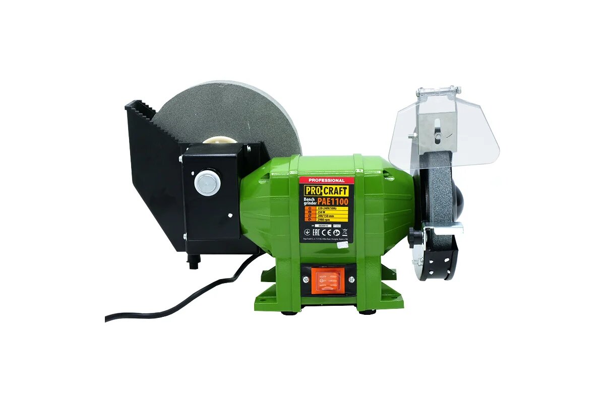Точило комбинированное Procraft PAE1100 для мокрого и сухого шлифования