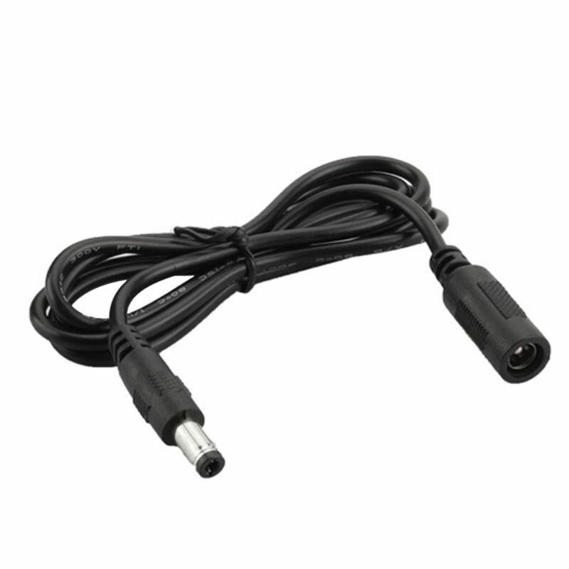 Удлинитель 5,5x2,1 мм от женщины к мужчине для мониторинга светодиодных ламп-1 метр