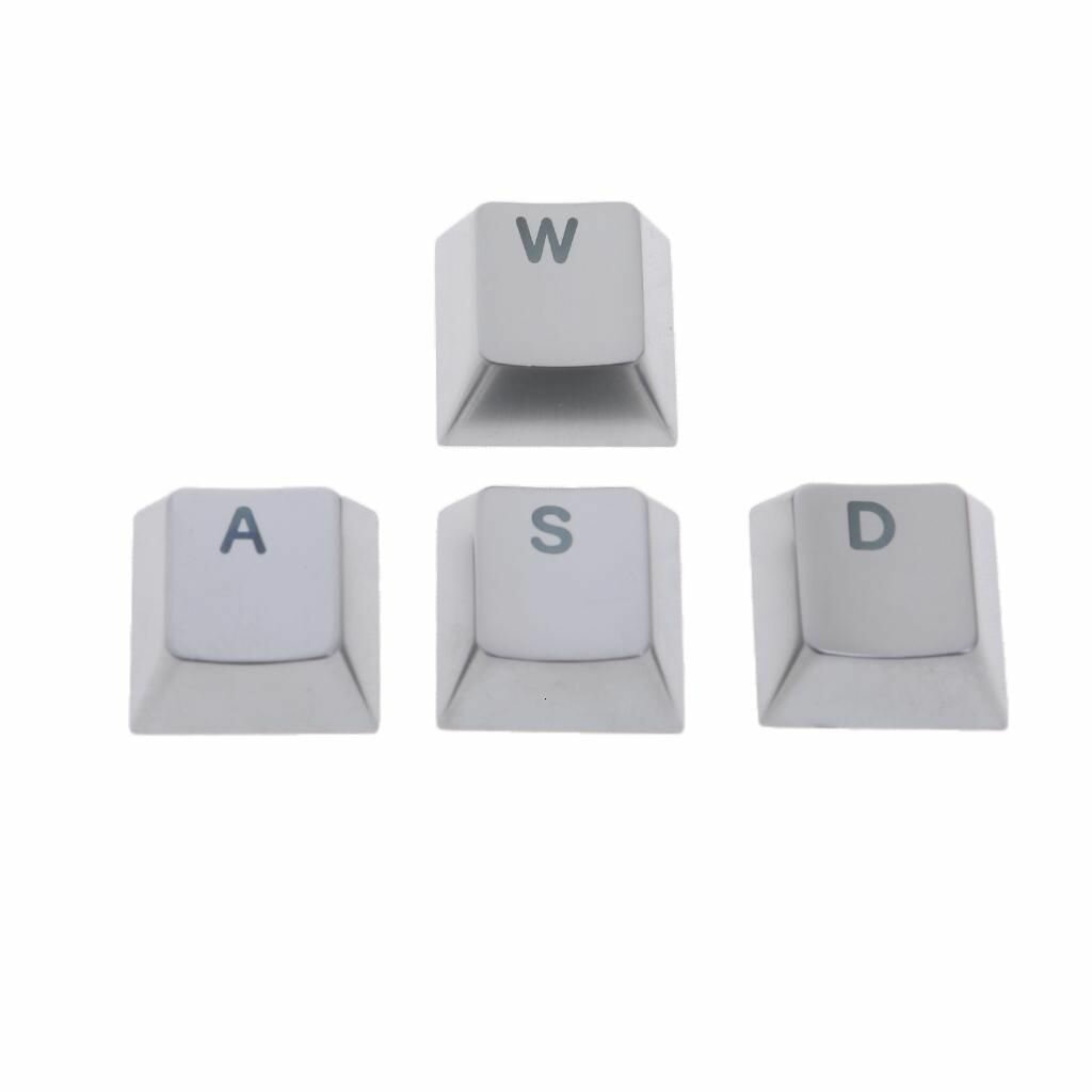 Набор клавиш WASD из цинкового сплава, Серебро - WASD