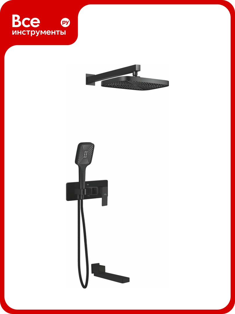 Встроенная душевая система Rose 3 в 1 R1035H