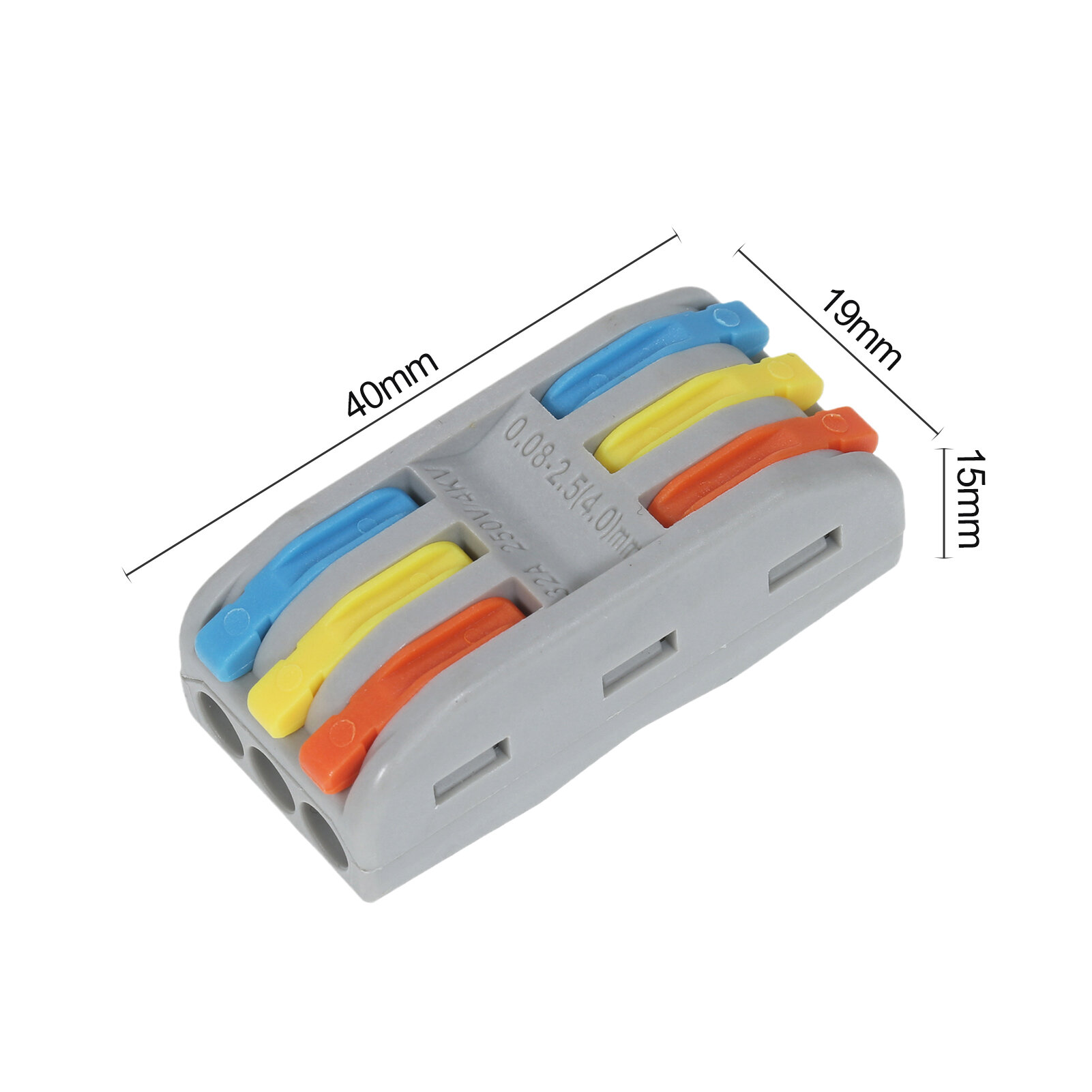 10 шт. соединителей для проводов, компактные соединители для сращивания, набор соединителей для кабелей, соединители с рычажным фиксатором, универсальные соединители для проводов, быстросъемные клеммы для проводников