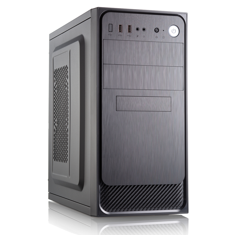 Foxline Корпус Minitower Foxline Forza FZ-053-SX450R, mATX, черный (450Вт)