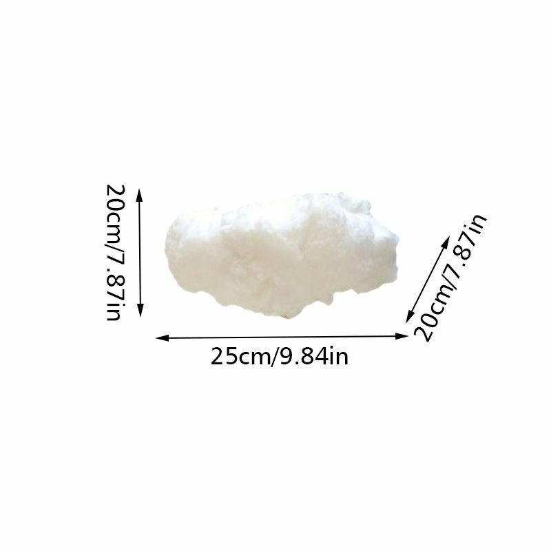 Подвесной орнамент в виде облаков из искусственного хлопка, 1 кусок