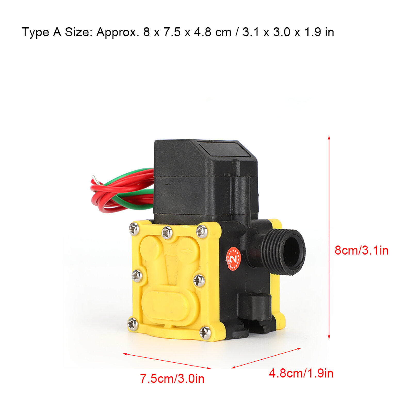 Мембранный насос давления 12 В, сельскохозяйственный садовый электрический опрыскиватель, аксессуары для водяного насоса, тип A, интеллектуальный старт-стоп, одинарная резьба
