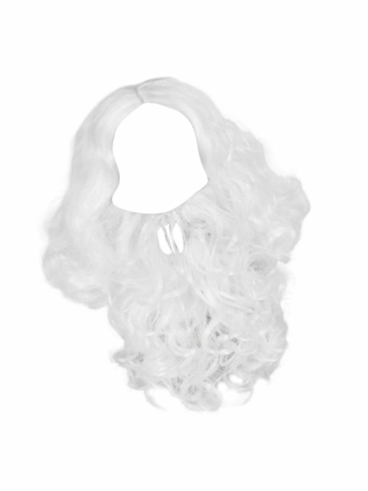 Костюм Санта-Клауса с аксессуарами, Белый