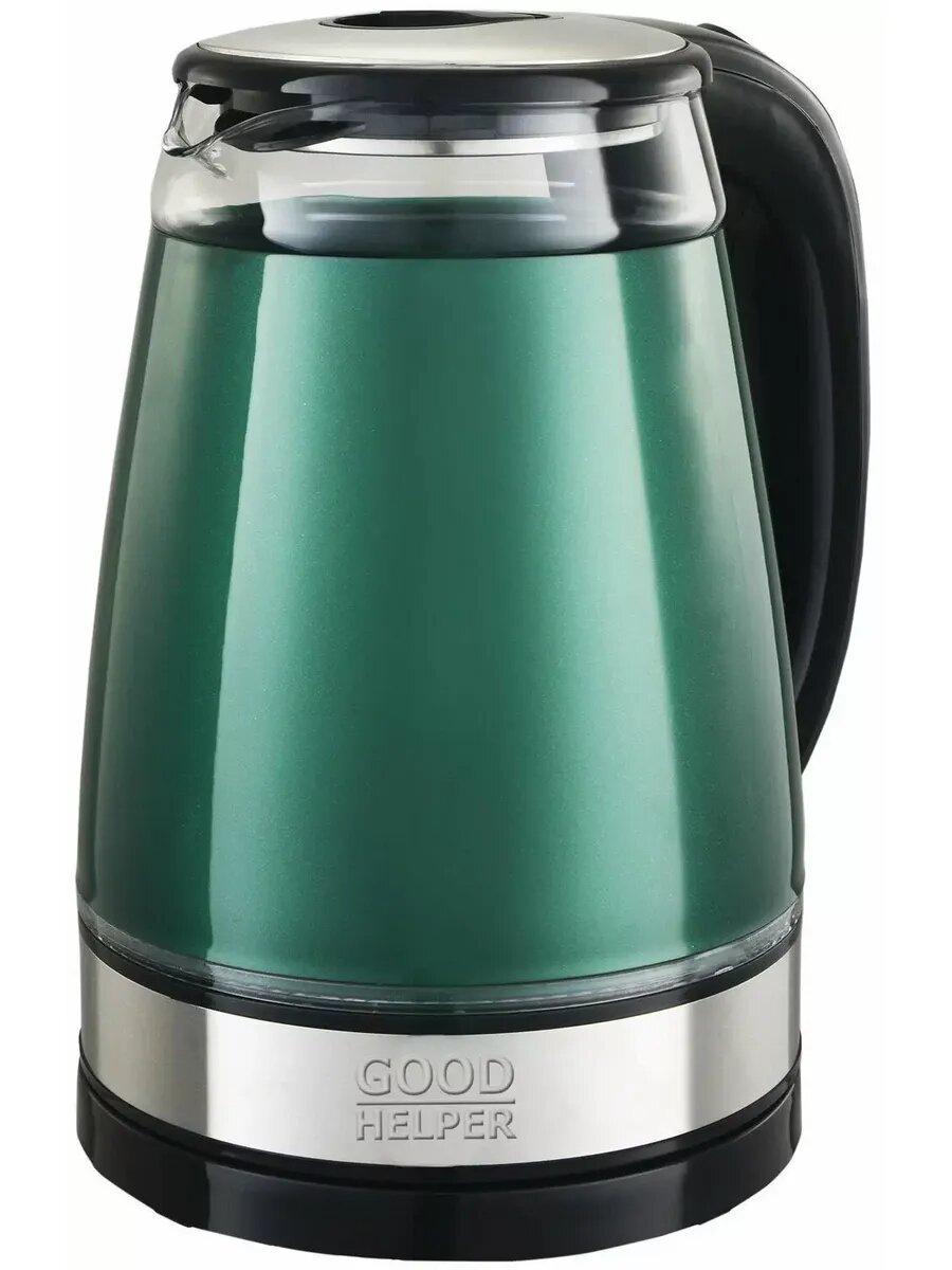 Чайник электрический KPG-181 1,8 л green 1800 Вт стекло