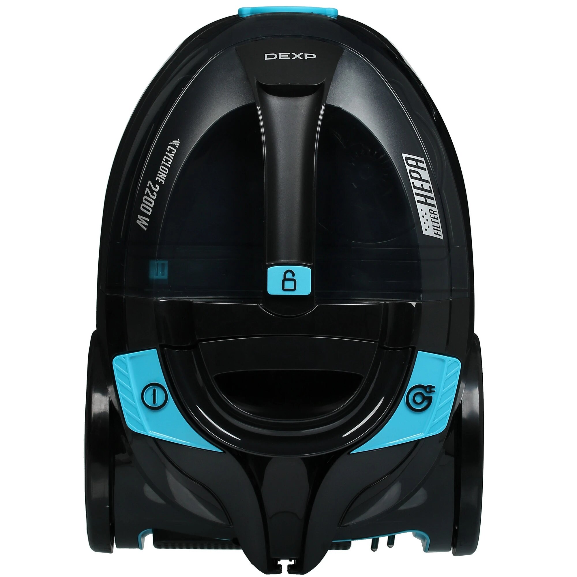 Бытовой пылесос DEXP "C-2000", 2200Вт, черный, контейнер, сухой, телескопическая труба