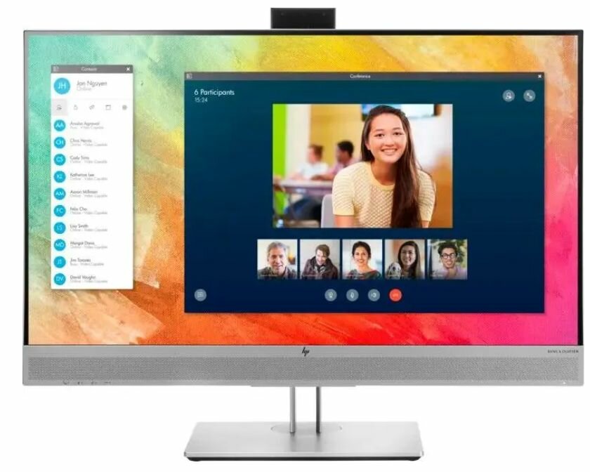 27" Монитор HP EliteDisplay E273m (1FH51AA) серебристый - 1920x1080@60Гц, IPS, 5 мс, 1000:1, 250 Кд/м, 178/178, HDMI, Display Port, VGA (D-SUB),